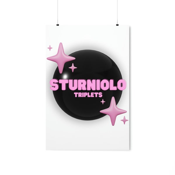 Sturniolo triplets poster - Etsy Nederland