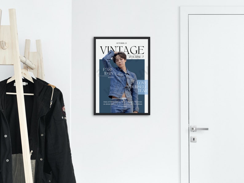 BTS Jimin Poster Print - Etsy