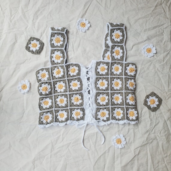 The Daisy Top Crochet Pattern PDF FILE ONLY - Etsy
