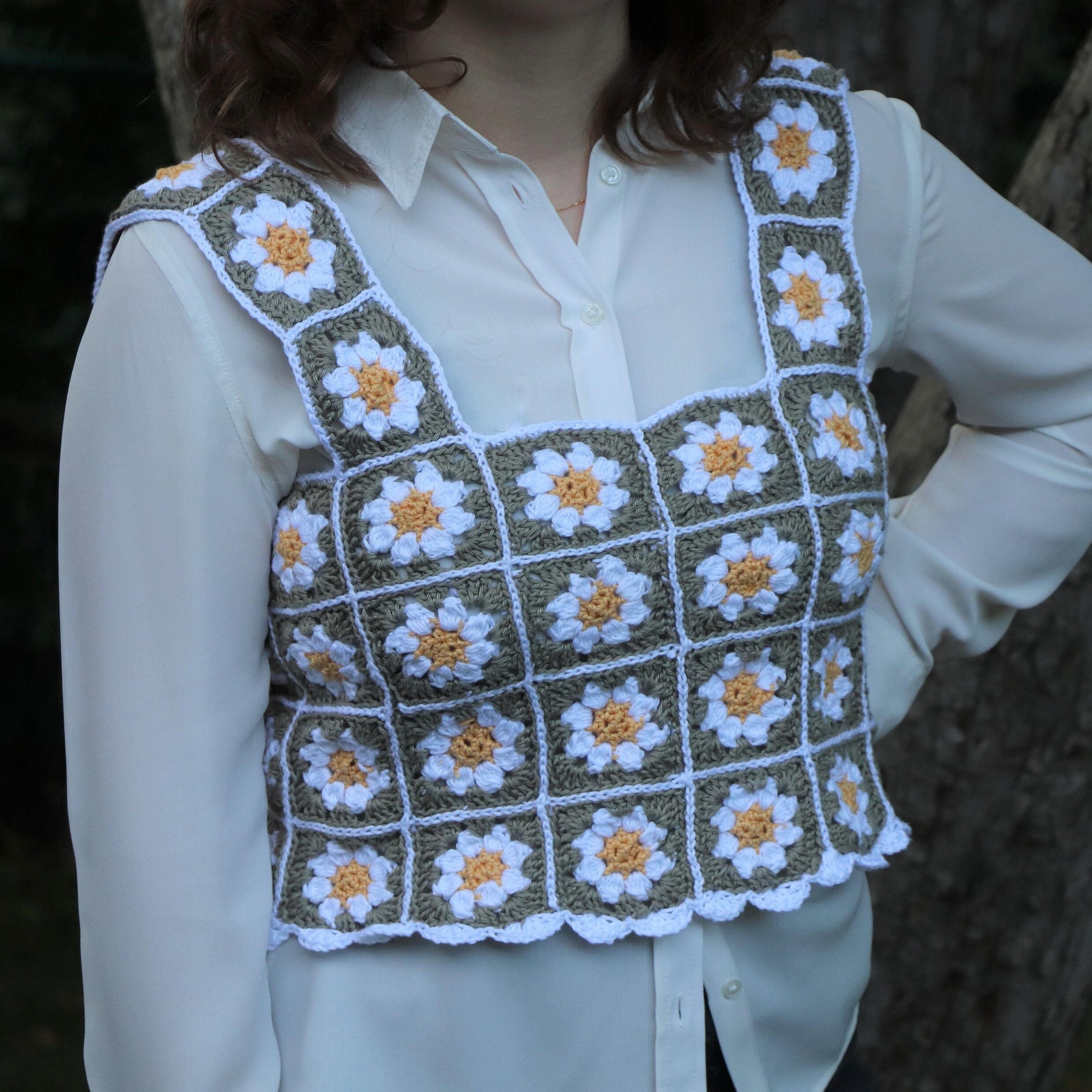The Daisy Top Crochet Pattern (PDF FILE ONLY!) - Etsy