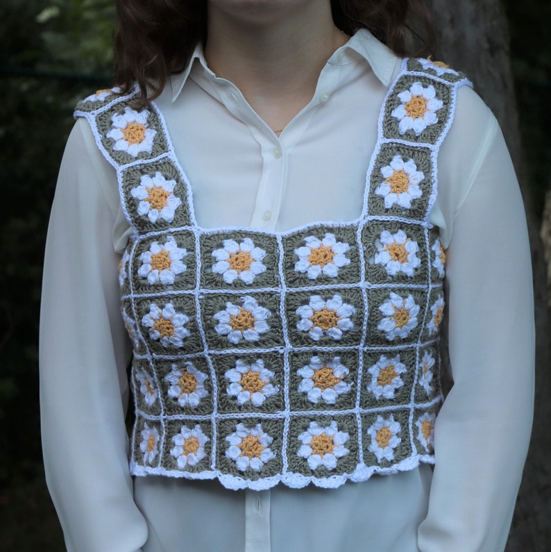 The Daisy Top Crochet Pattern PDF FILE ONLY - Etsy