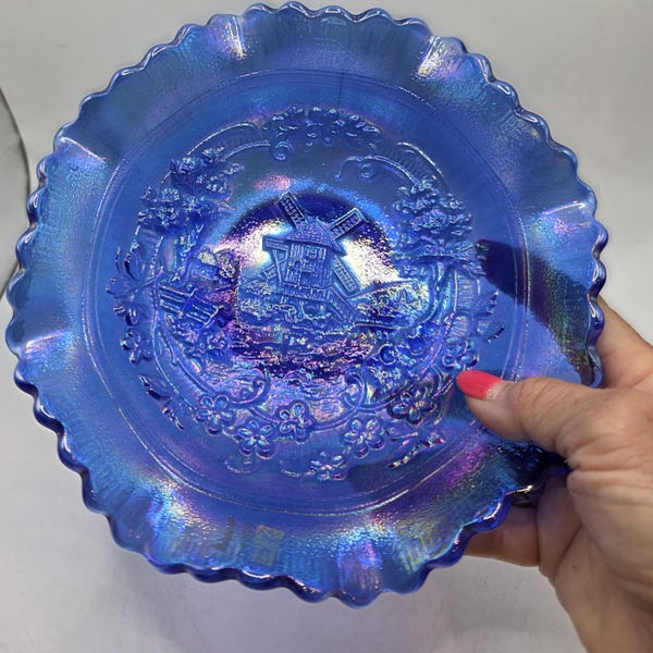 Carnival L E Smith Bowl - Etsy