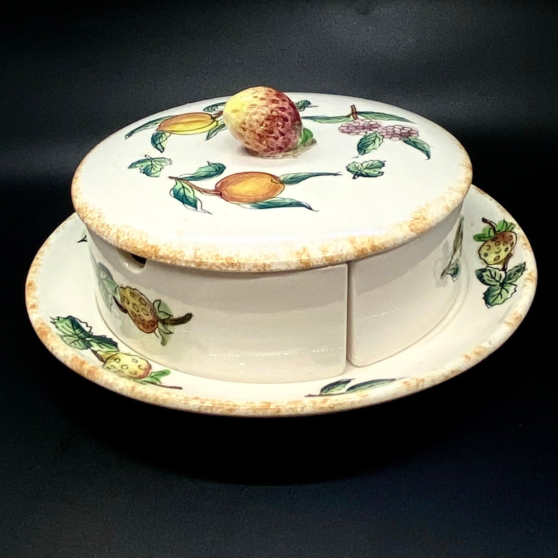 Scarce Jam/relish Tray With Lids and Plate Three Sections - Etsy