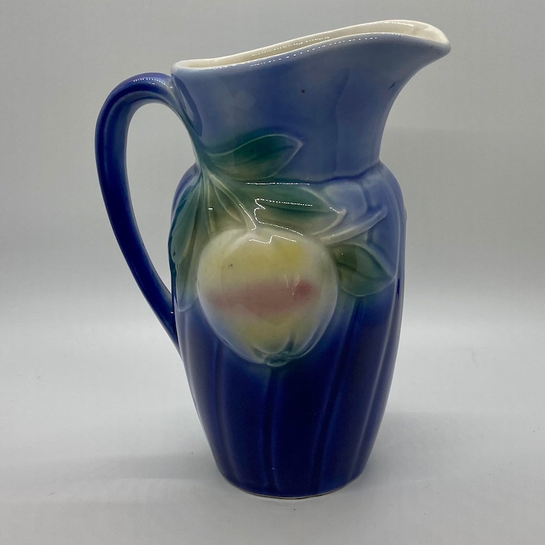 Royal Copley Vintage Daisy Pitcher Japan Flowers Fruit - Etsy