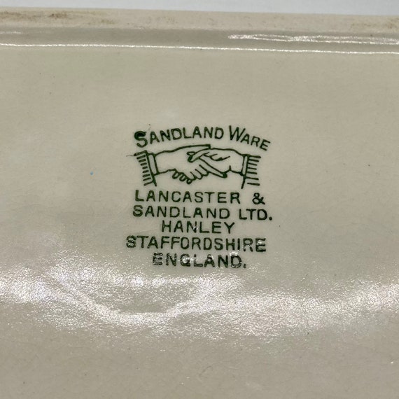 Vintage Sandland Ware Trinket Box, Hand-Painted Engli… - Gem