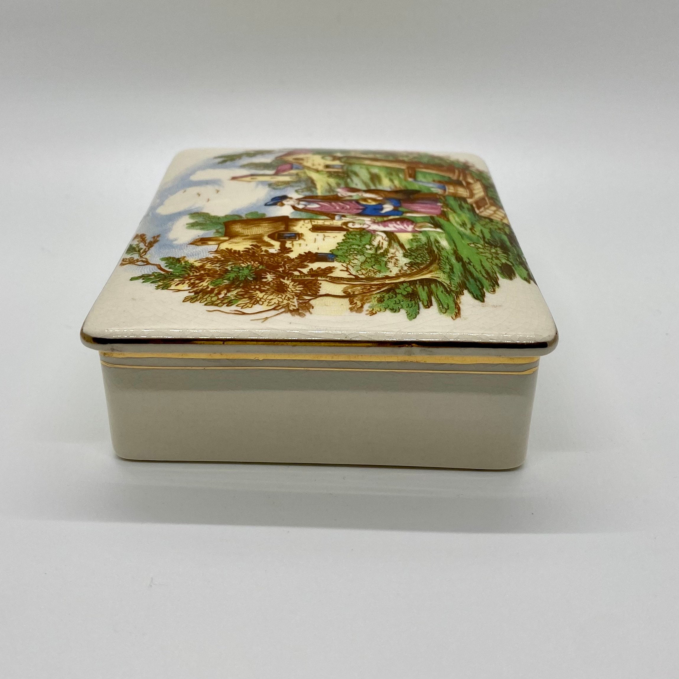 Sandland Ware Vintage Trinket Box Lancaster & Sandland LTD. | Etsy