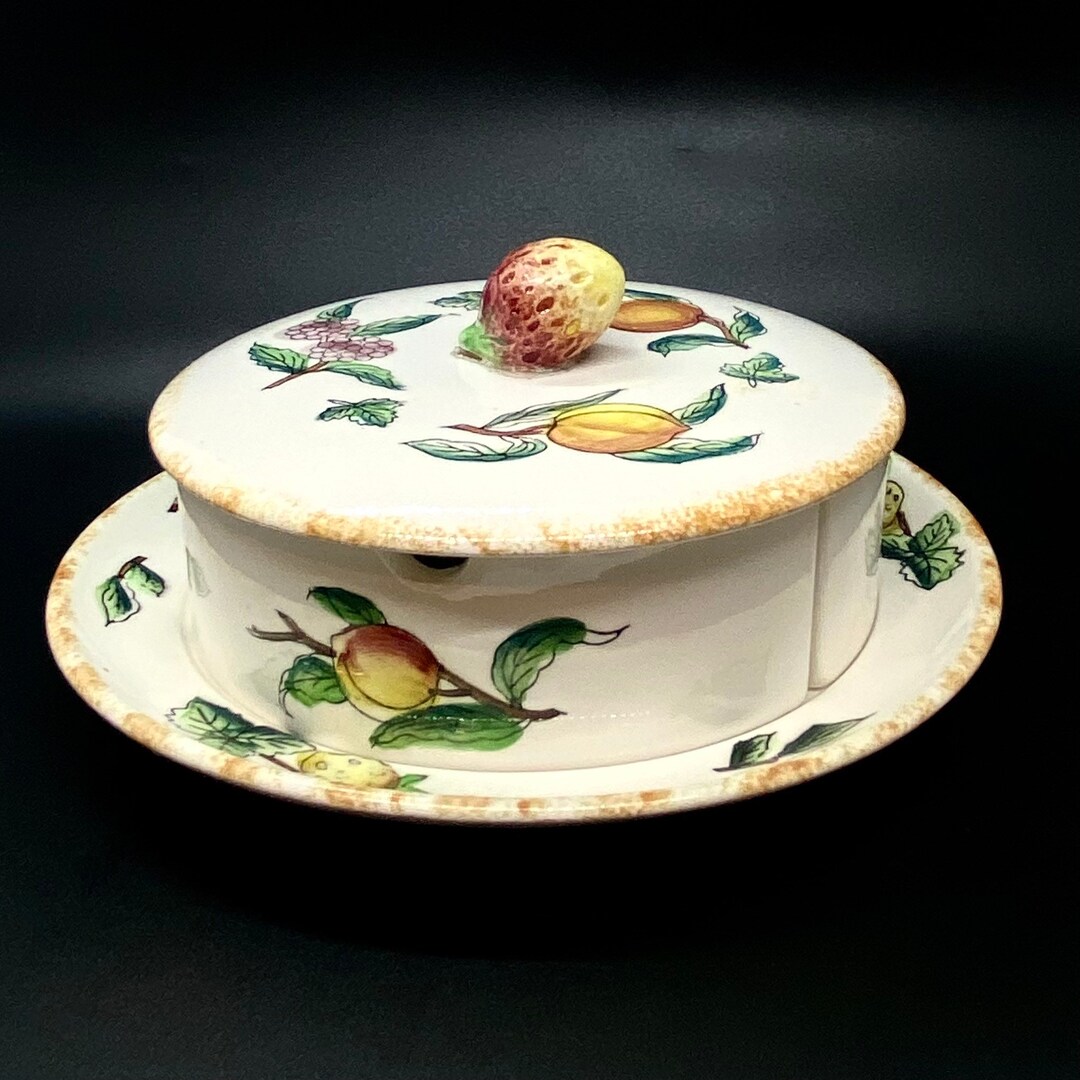 Scarce Jam/relish Tray With Lids and Plate Three Sections Serving Dish ...