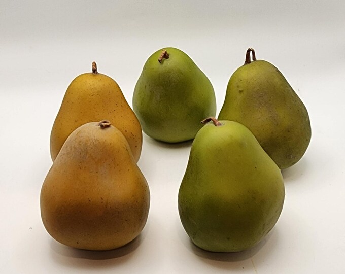 Realistic Faux Large Pears Decoration Fake Fruit Life Like Simulation ...