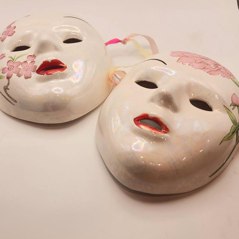 Porcelain Masks - Etsy