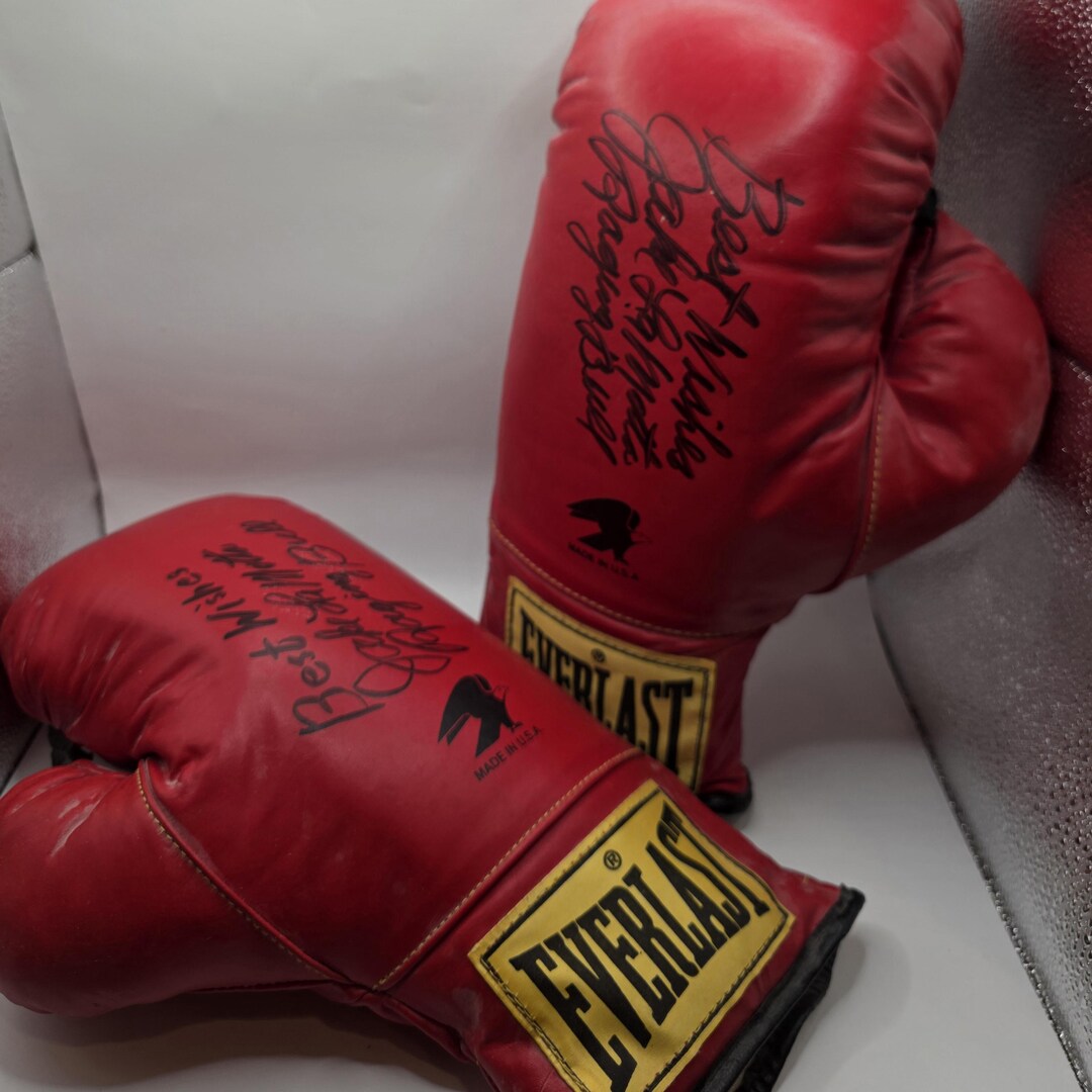 Jake Lamotta Autographed Boxing Everlast Glove Signed Jake Lamotta ...