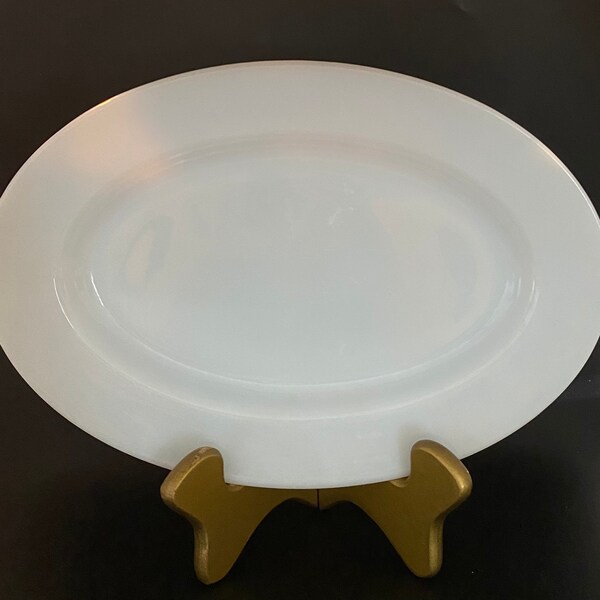 Milk Glass Platter - Etsy