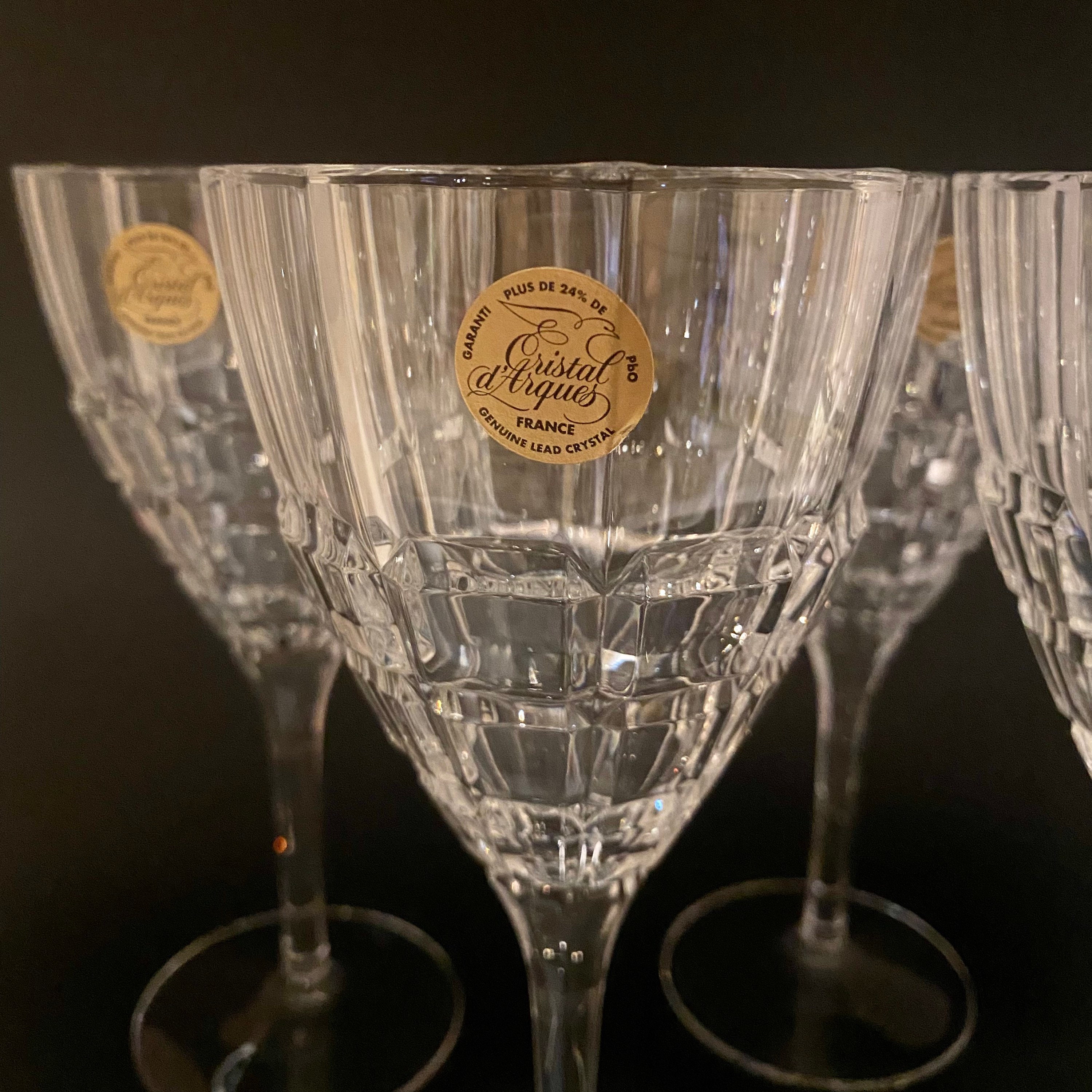 Cristal Darques France Genuine Lead Crystal Set of 4 Garanti - Etsy UK