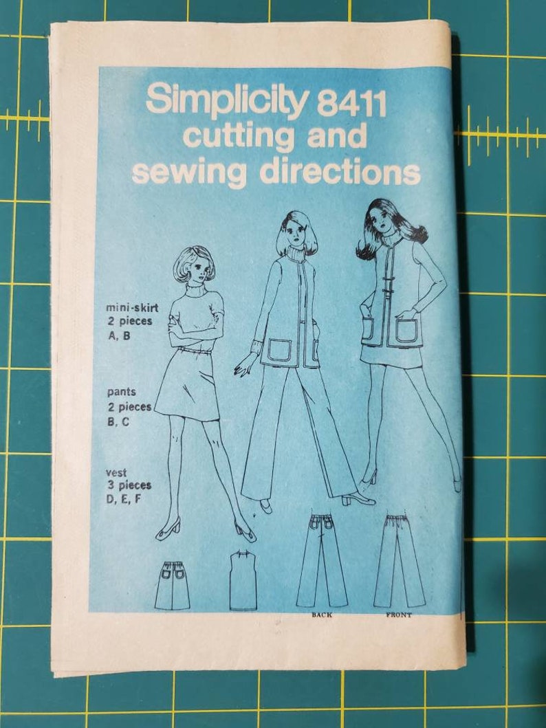 Simplicity 8411, 1969 Original Pattern - Etsy