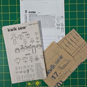 Kwik Sew, K4390,k4256, K4286, Doll Patterns - Etsy