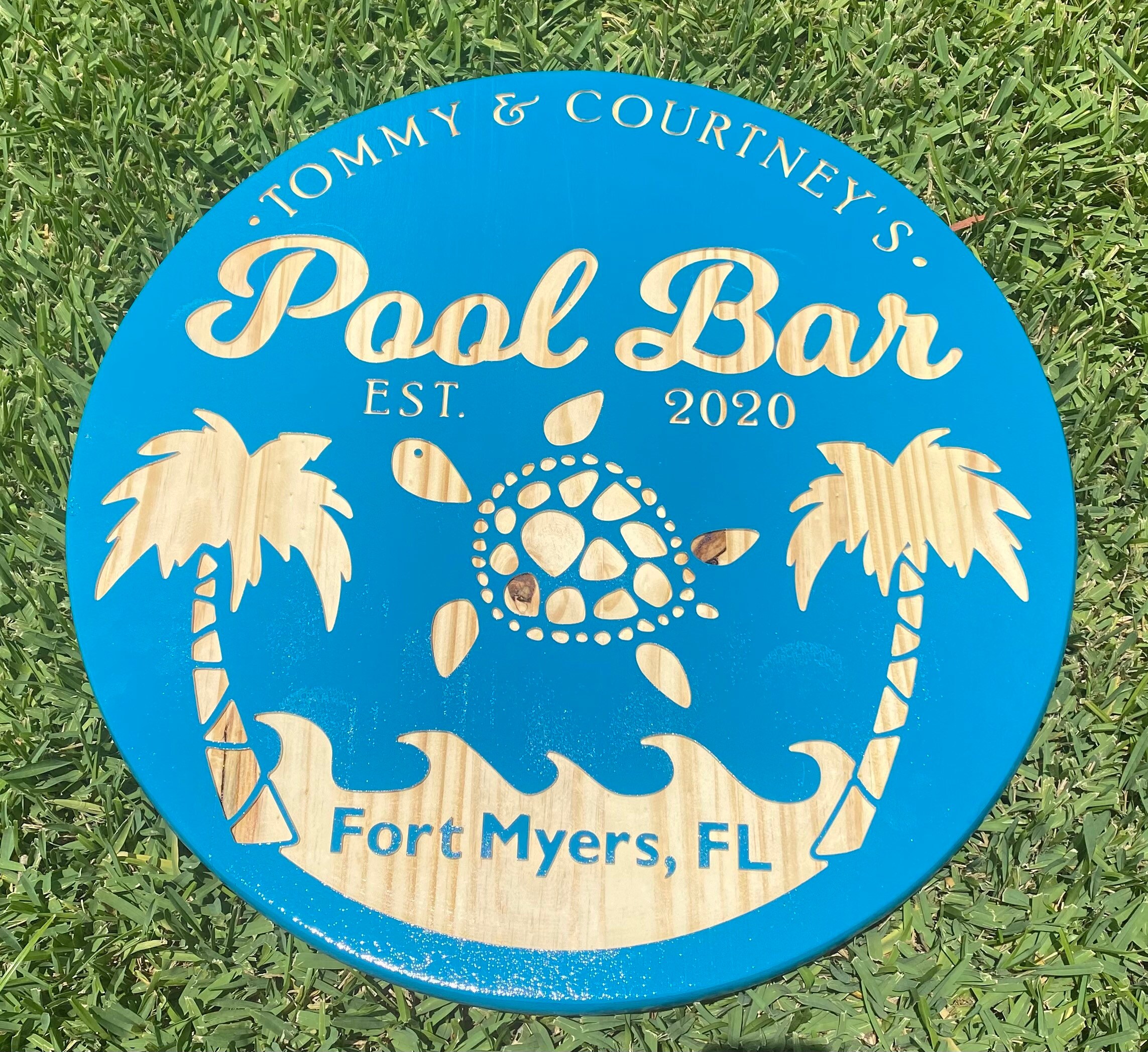 Customized Pool Bar Sign - Etsy