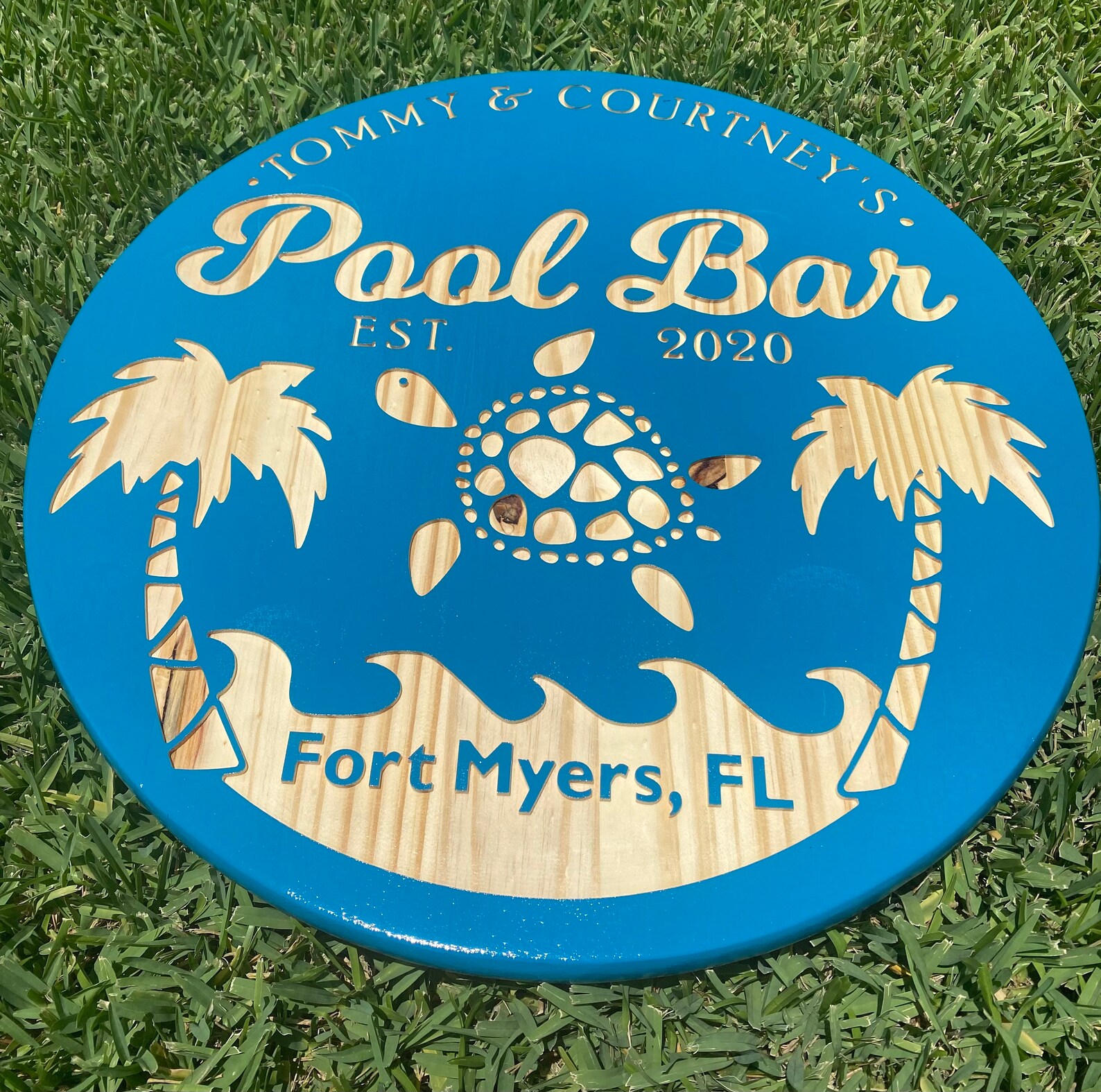 Customized Pool Bar Sign - Etsy