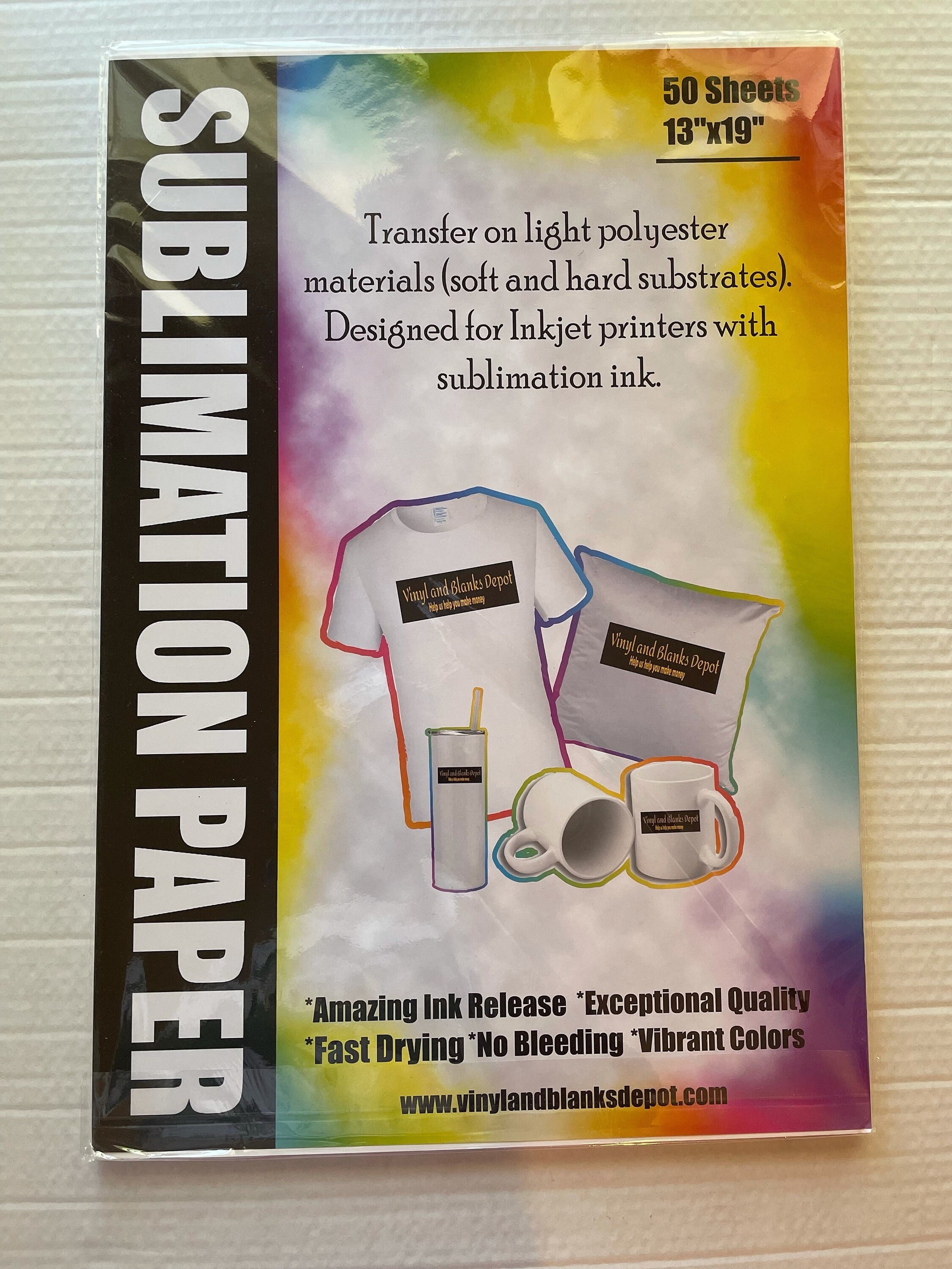 Premium Sublimation Paper-13x19 2-pack - Etsy