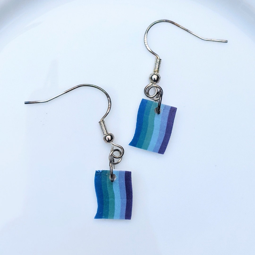Neptunic Pride Flag Ohrringe Pride Ohrringe LGBT LGBTQ - Etsy.de