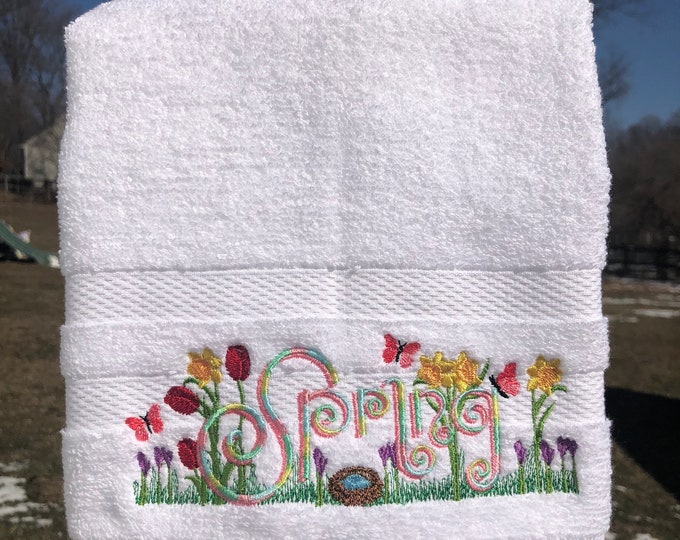 Pastel Colored spring Hand Towel 100% Cotton Hand - Etsy