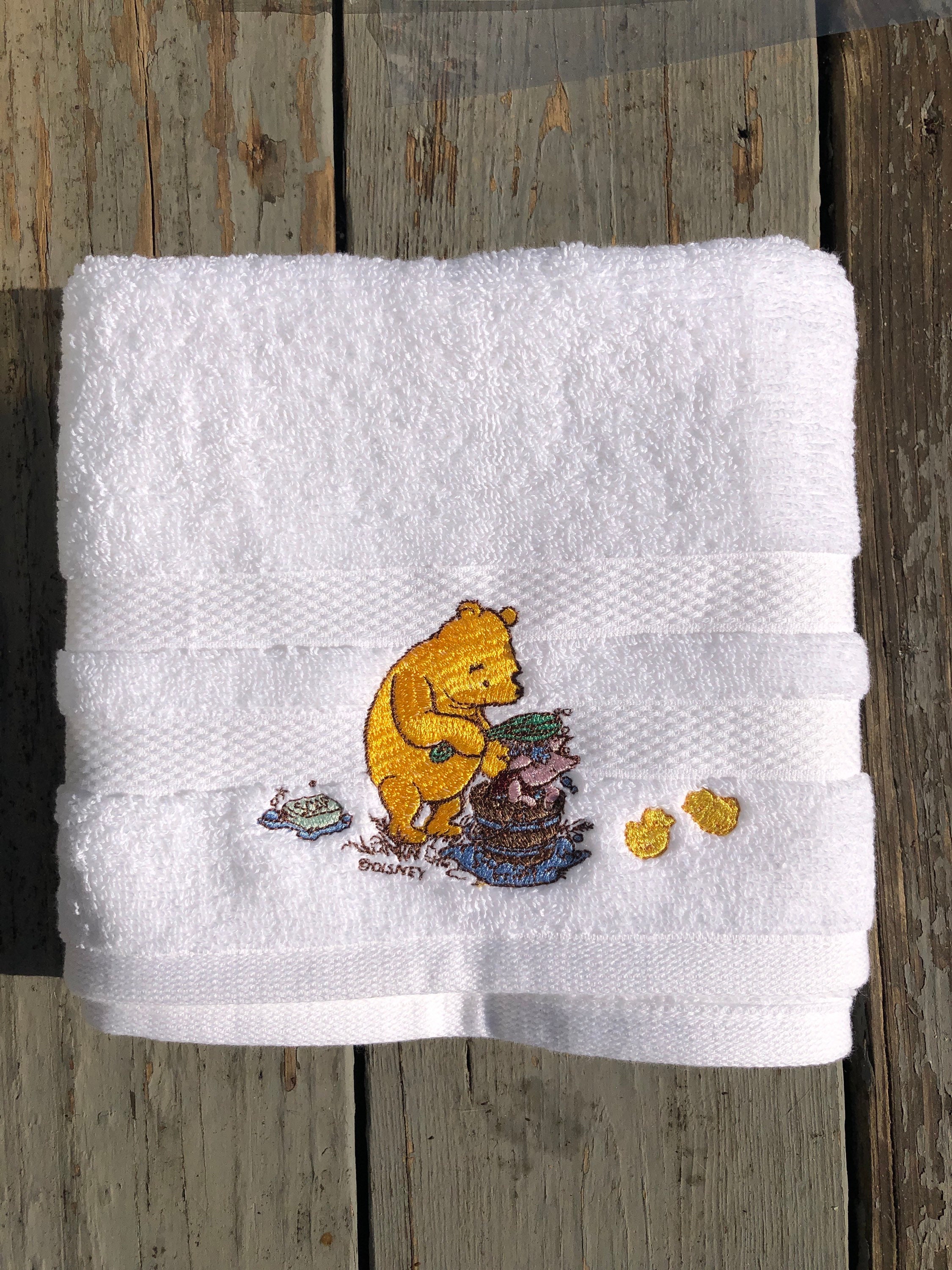 Disney's Classic Winnie the Pooh Giving Piglet A Bath | Etsy