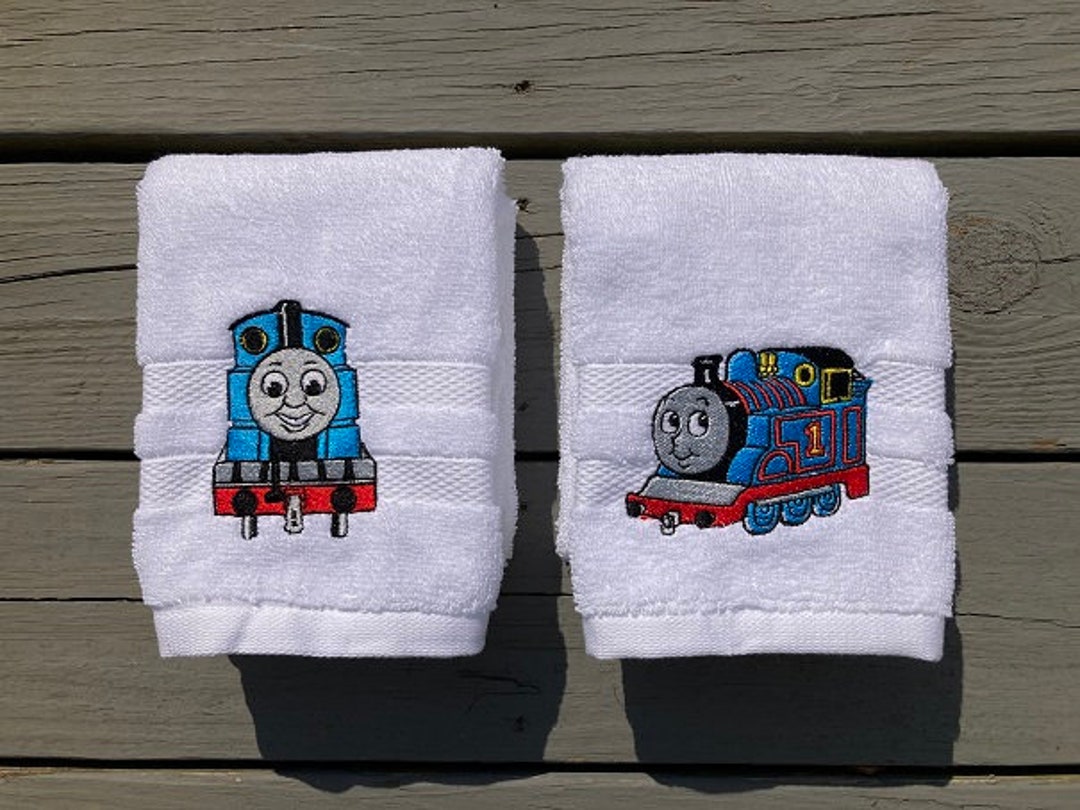 Thomas the Tank Engine Set of 2 Hand Towels 100% Cotton Boys - Etsy