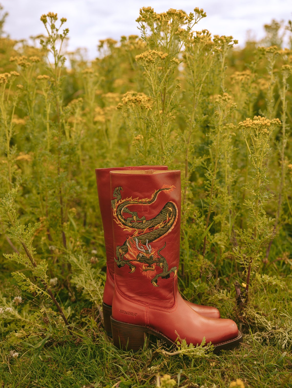 Naga Dragon Boots in Bordeaux - Etsy