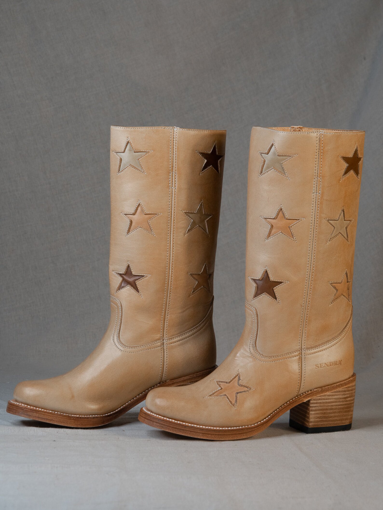 Star Boots in Tan - Etsy