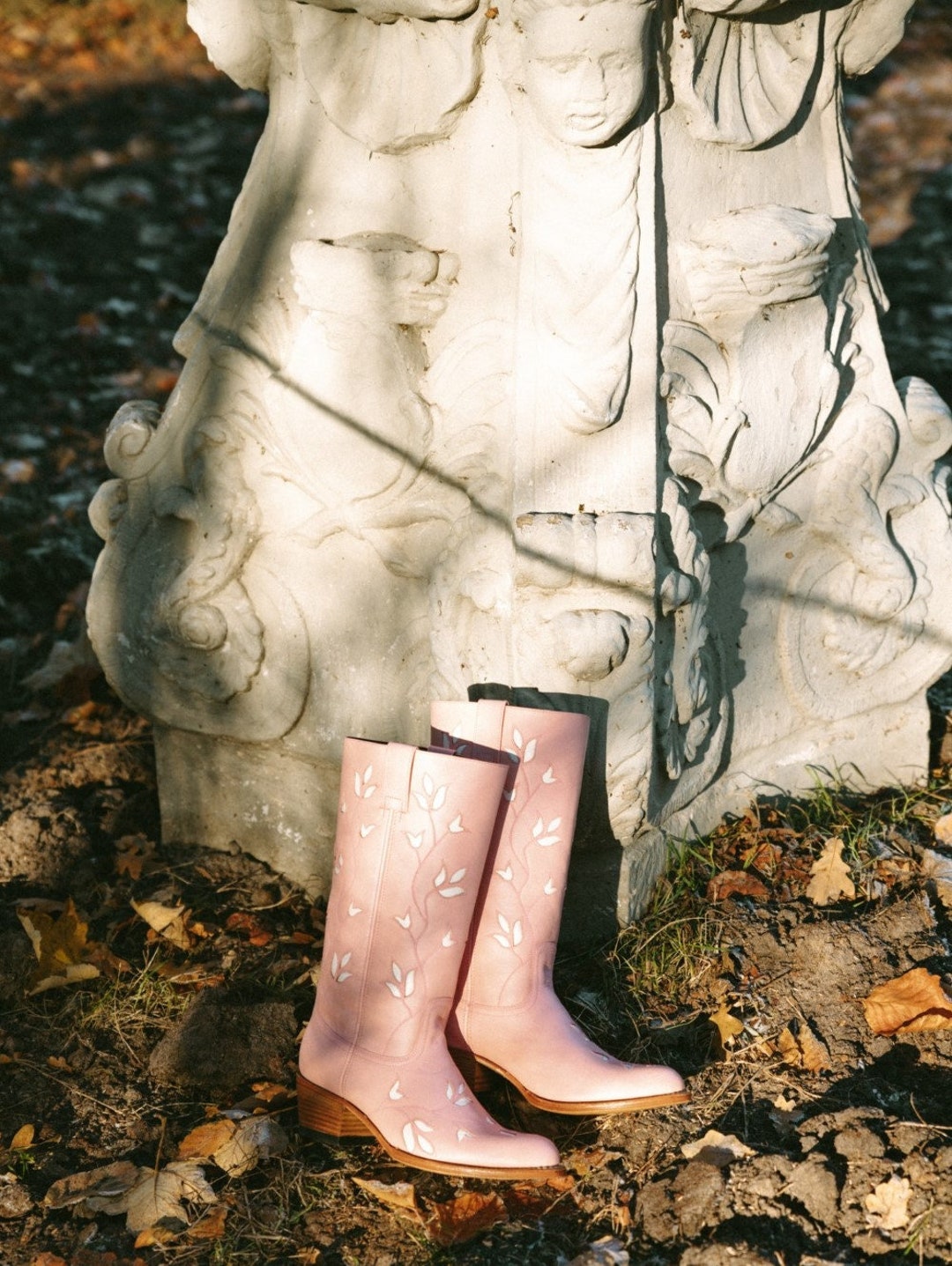 Leaf Boots Pink - Etsy