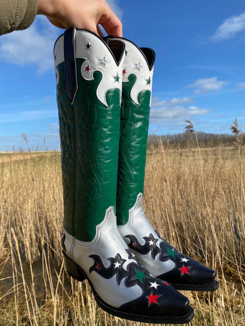 Tall Rocket Boots With Stars - Etsy