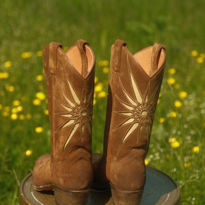 Western Suede Sun Boots - Etsy
