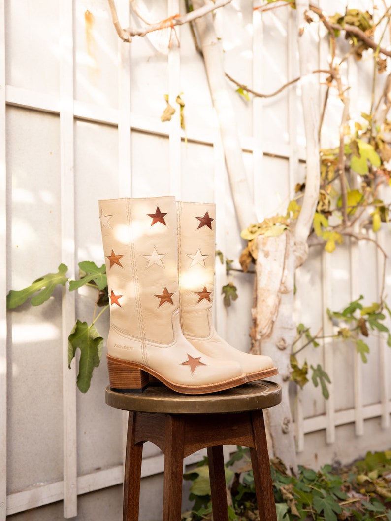 Star Boots in Tan - Etsy