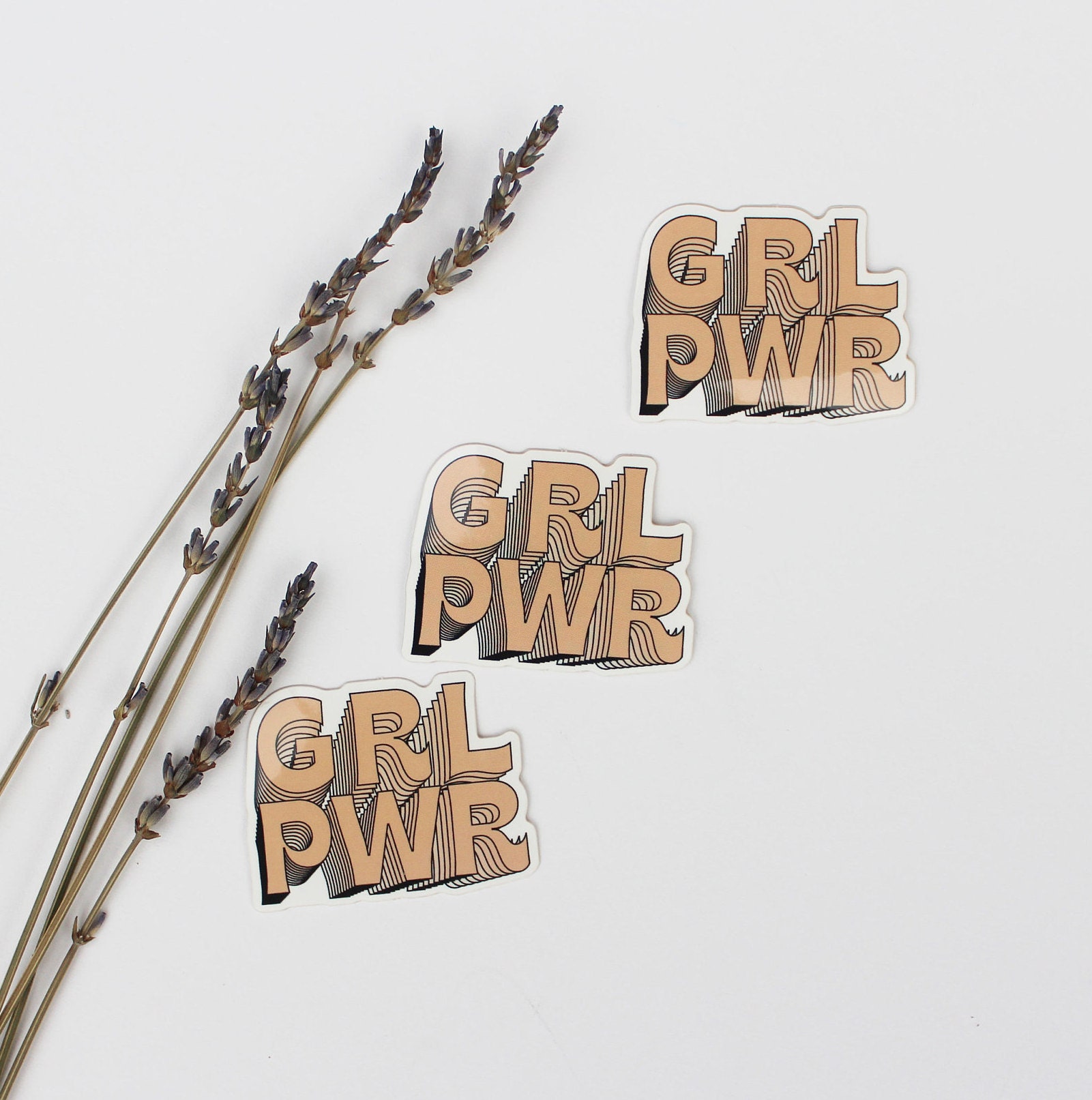 GRL PWR Sticker/girl Power Sticker/laptop Sticker / Stickers / | Etsy