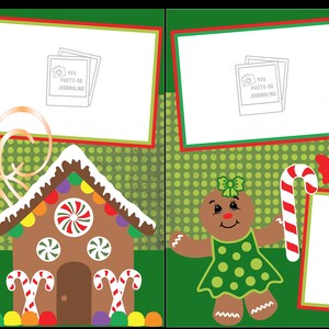 Gingerbread House Scrapbook Kit – Holiday Double Page Layout With ...