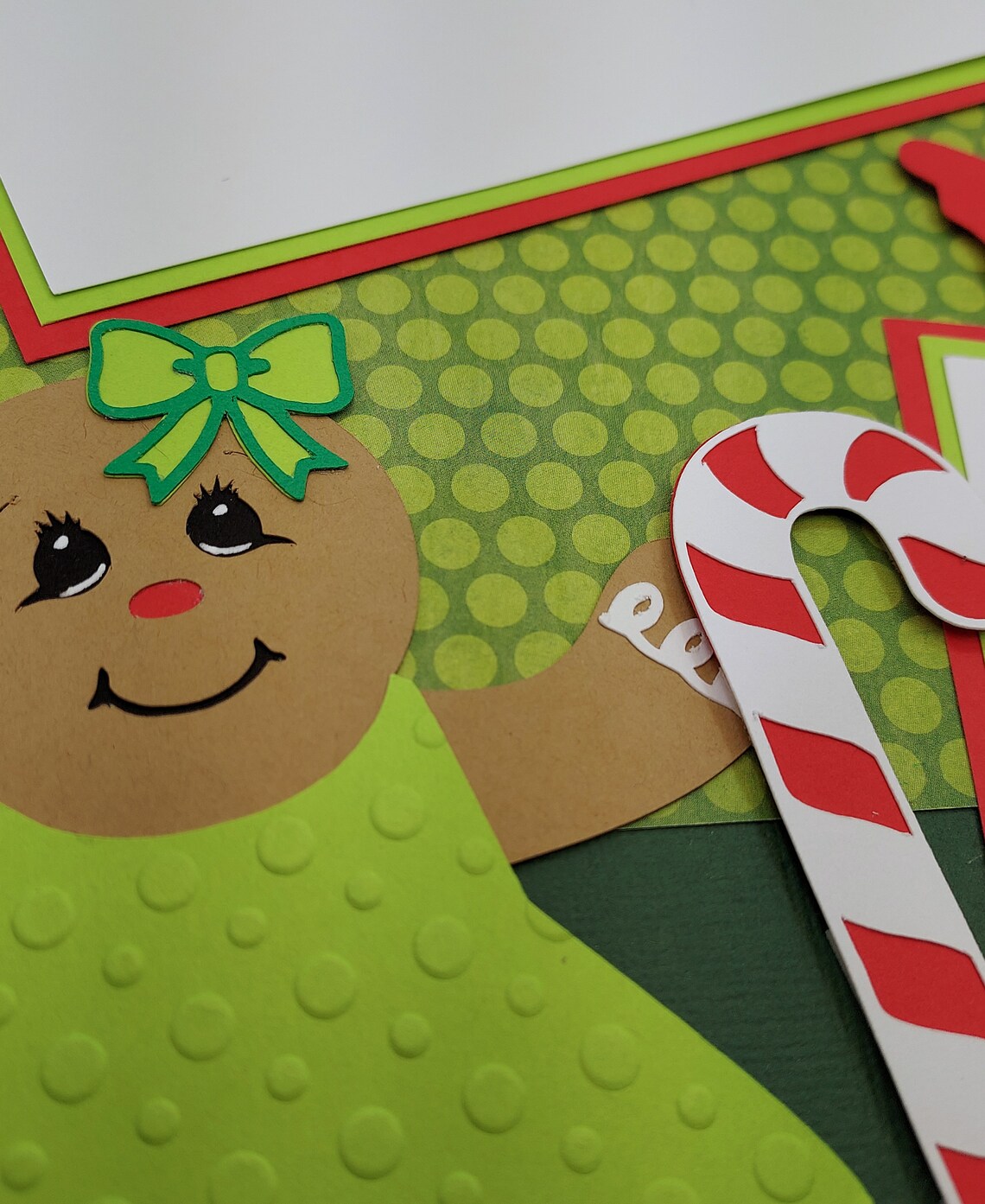 Scrapbook Page Kit Gingerbread House Double Page Layout Precut - Etsy