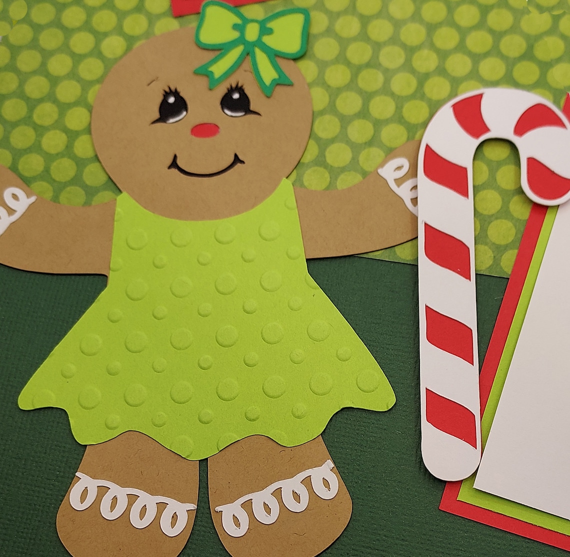 Scrapbook Page Kit Gingerbread House Double Page Layout Precut - Etsy