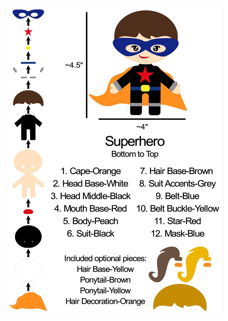 Superhero Scrapbook Kit for Kids – Double Page Layout, Precut Comic ...