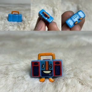 Vintage 2000s Figures Set 7 Pcs , Parappa , PJ Berri , Boxy Boy , Pinto ...