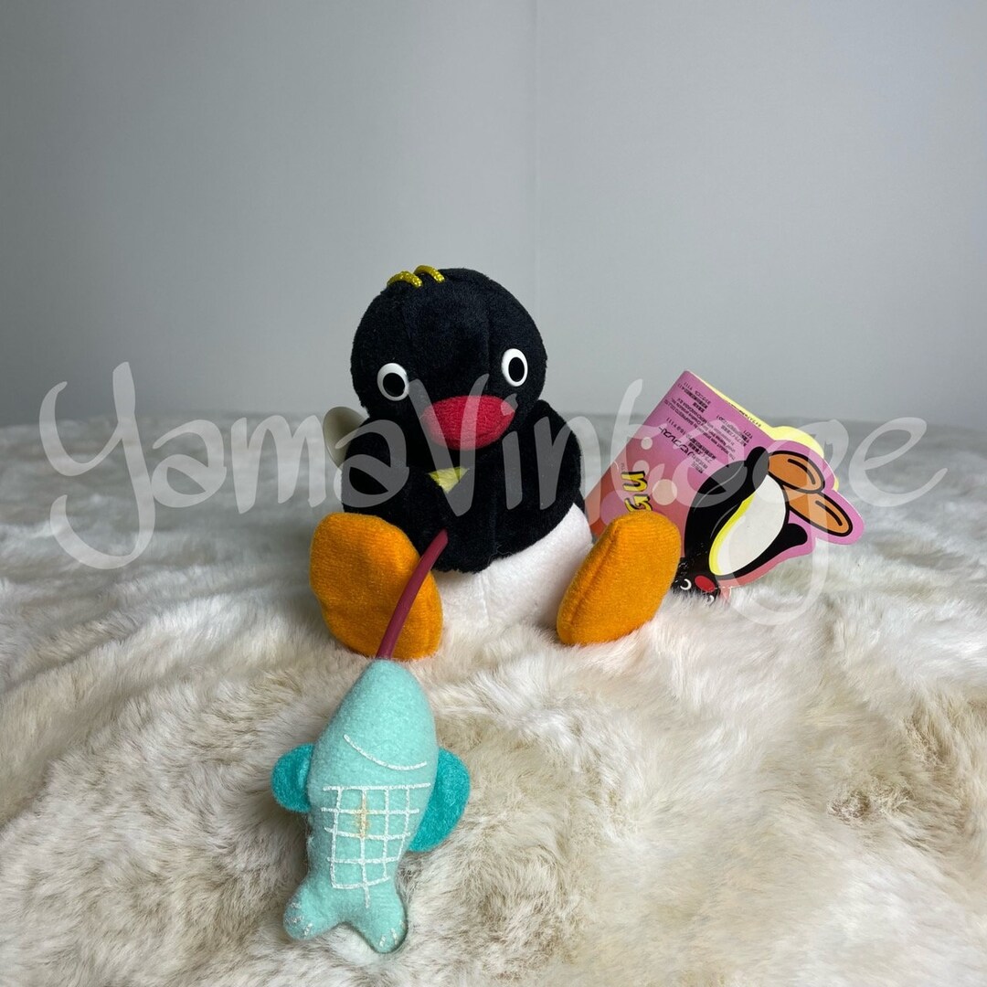 Vintage 1996s Pingu Fish Plush , Stuffed Toys , Stuffed Animals ...
