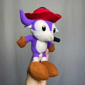 Vintage 1995s Fang the Sniper Plush Sonic Games Anime Japan Second Hand ...