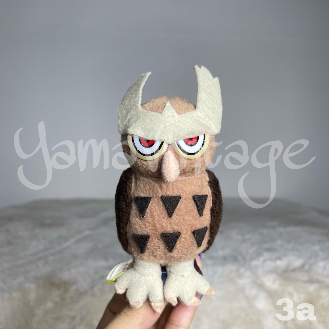 Vintage 2000s Noctowl Plush ヨルノズク Yorunozuku Games Japan Anime Second ...