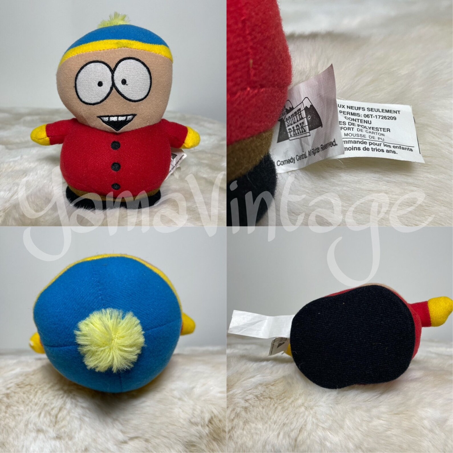 Vintage 1998s Cartoon Plush , Kenny Mccormick , Eric Cartman , Kyle ...
