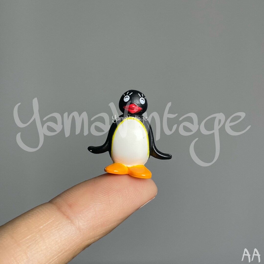 Vintage Cartoon Mini Pinga Pingu , Collectibles , Vintage Toys , Penguin , Animals , Gift for ...
