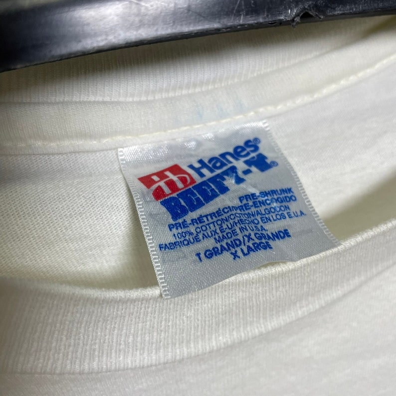 Hanes Beefy Tag History