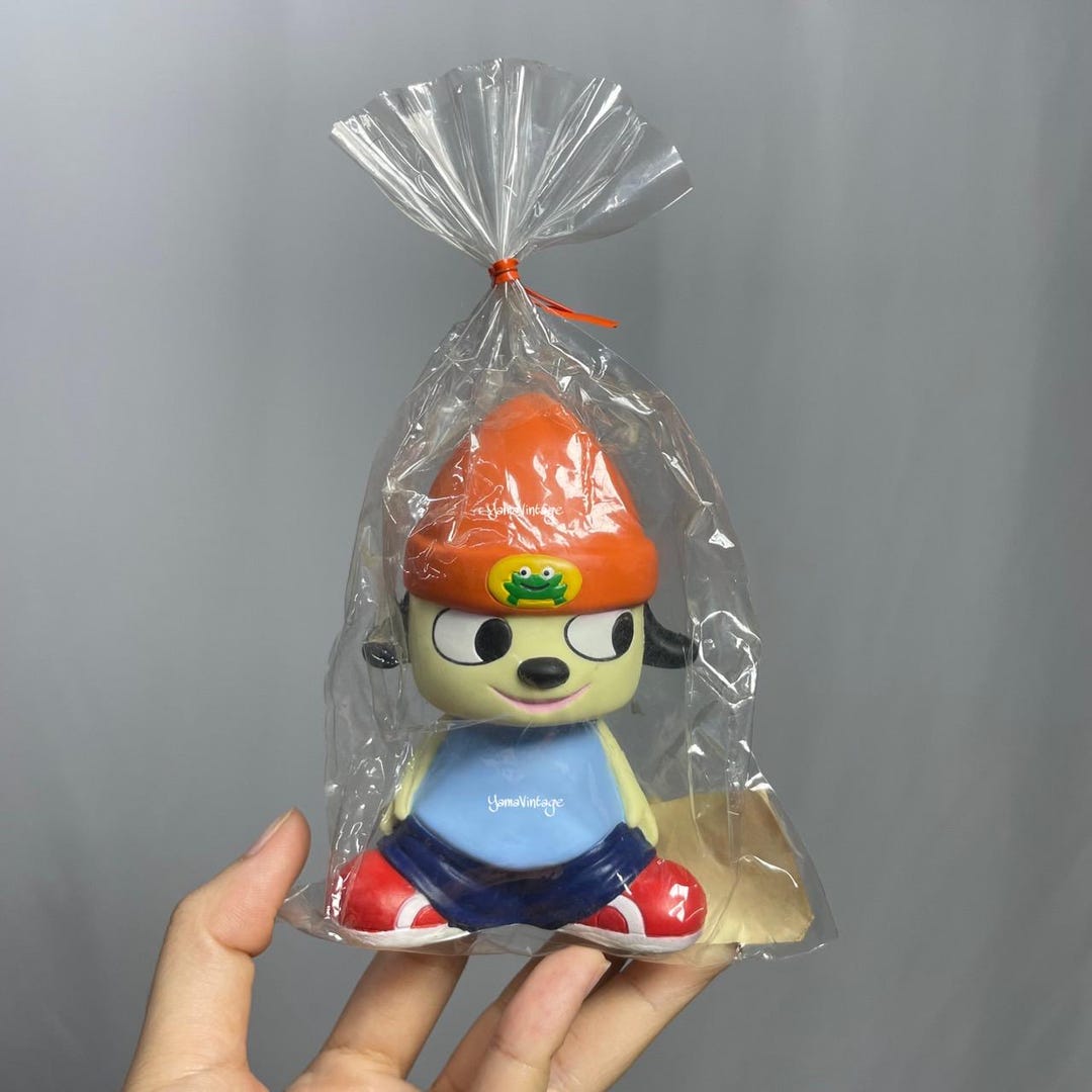 Vintage 1990-2000s Parappa Soft Vinyl Sofubi , Video Game , Anime ...