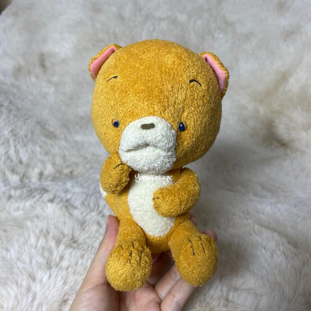 RARE! Vintage Animated TV Japan Komaneko Plush 6.5" Curious Cat Second ...