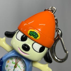 RARE! Vintage 1990s-2000s Mini Clock Keychain Parappa Rapper Figure ...