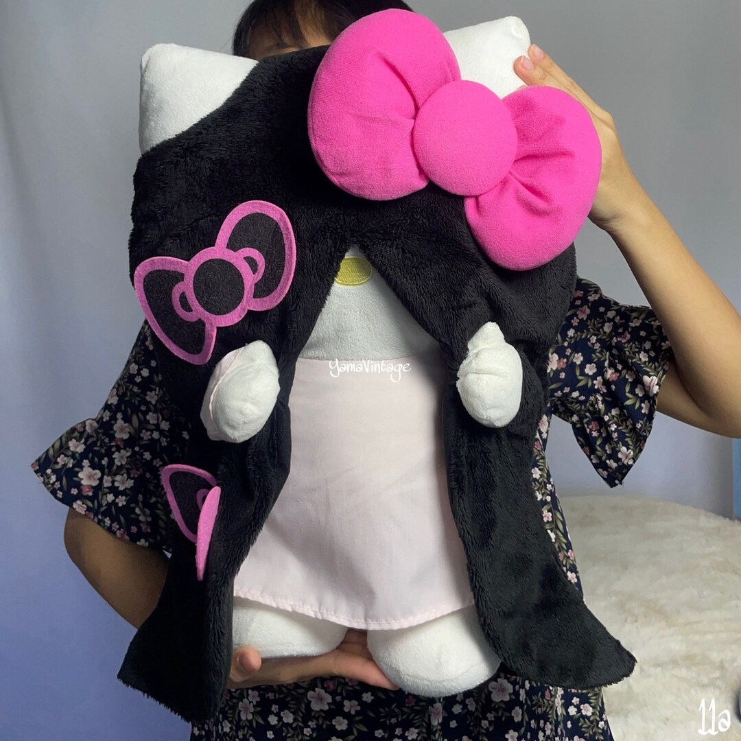 Vintage Sadako Kitty Plush 17.5" , Second Hand , Japan Cartoon ...