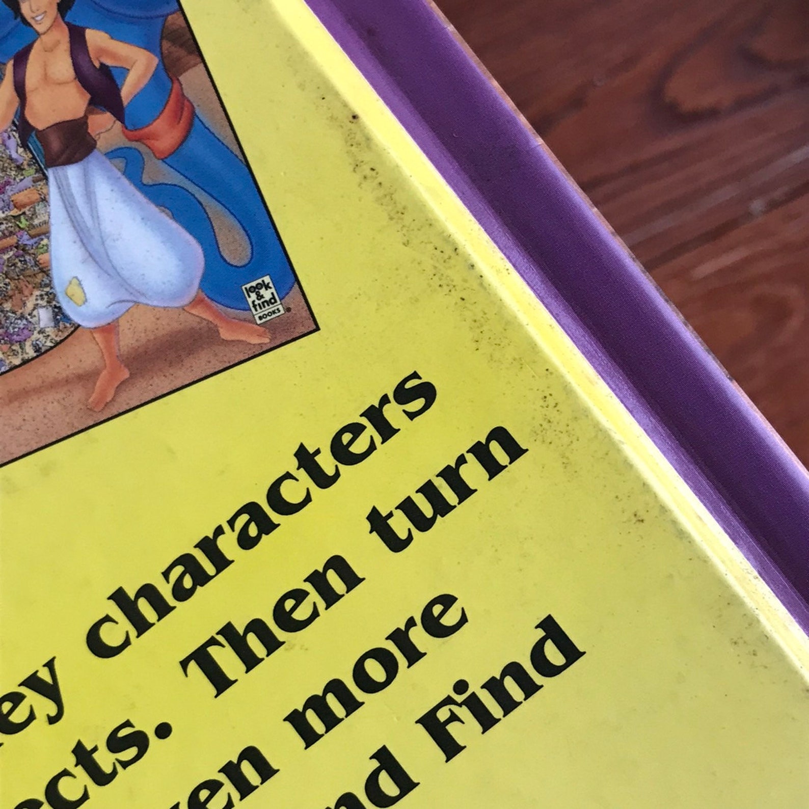 Vintage 90's Look & Find Book Cartoon Children's - Etsy