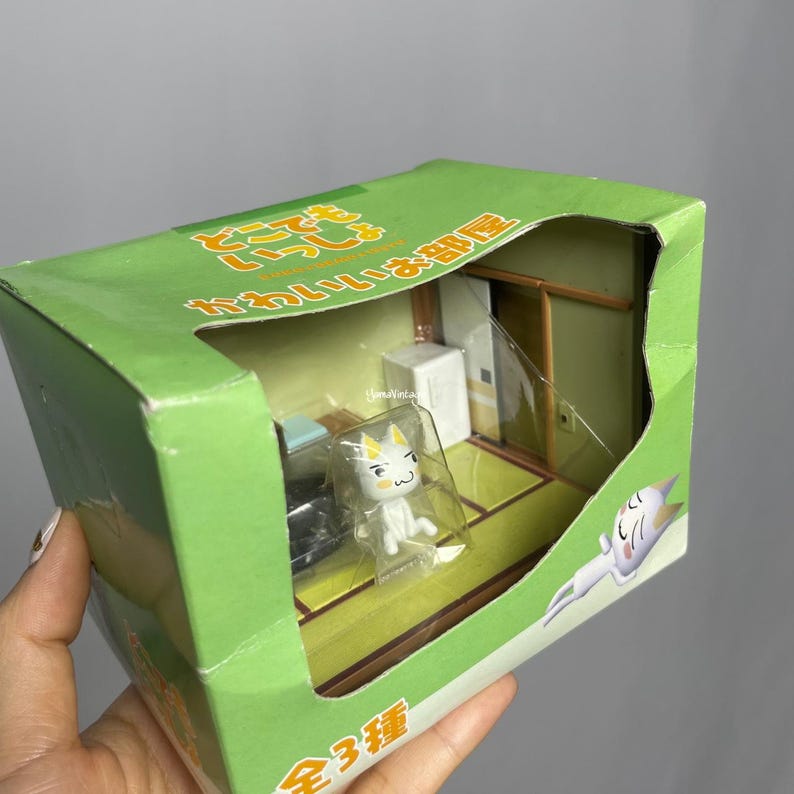 Vintage 2001s DOKO DEMO Room Figure Toy , Second Hand , Gift Set , Toro ...