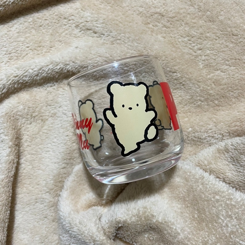 RARE Vintage Bear Glass 80s-90s - Etsy